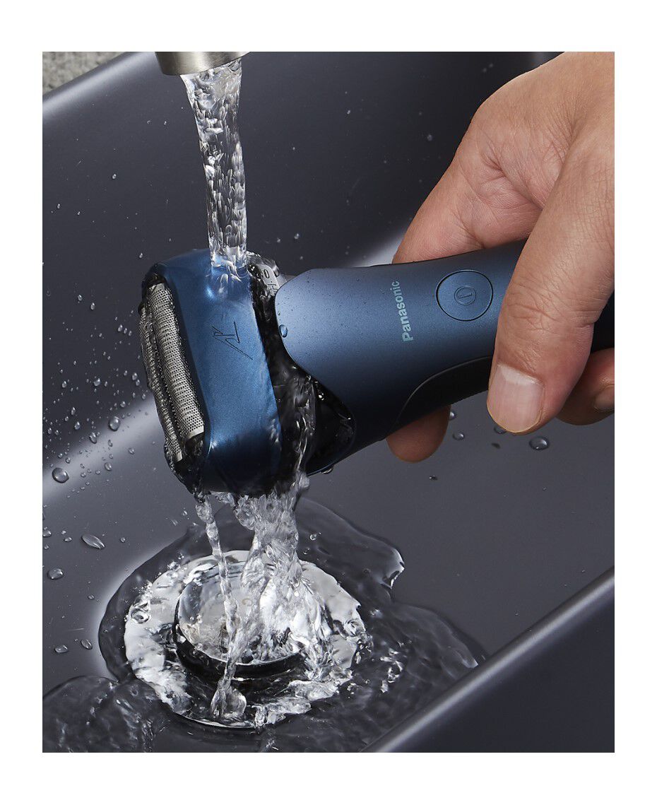 Panasonic | 3-Blade Wet & Dry Electric Shaver with 8D Flex Head - Blue ...