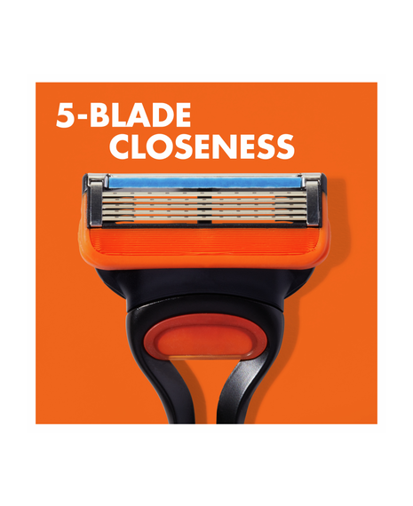 Gillette | Fusion5 Razor with Blades Refill 5 Pack | Shaver Shop