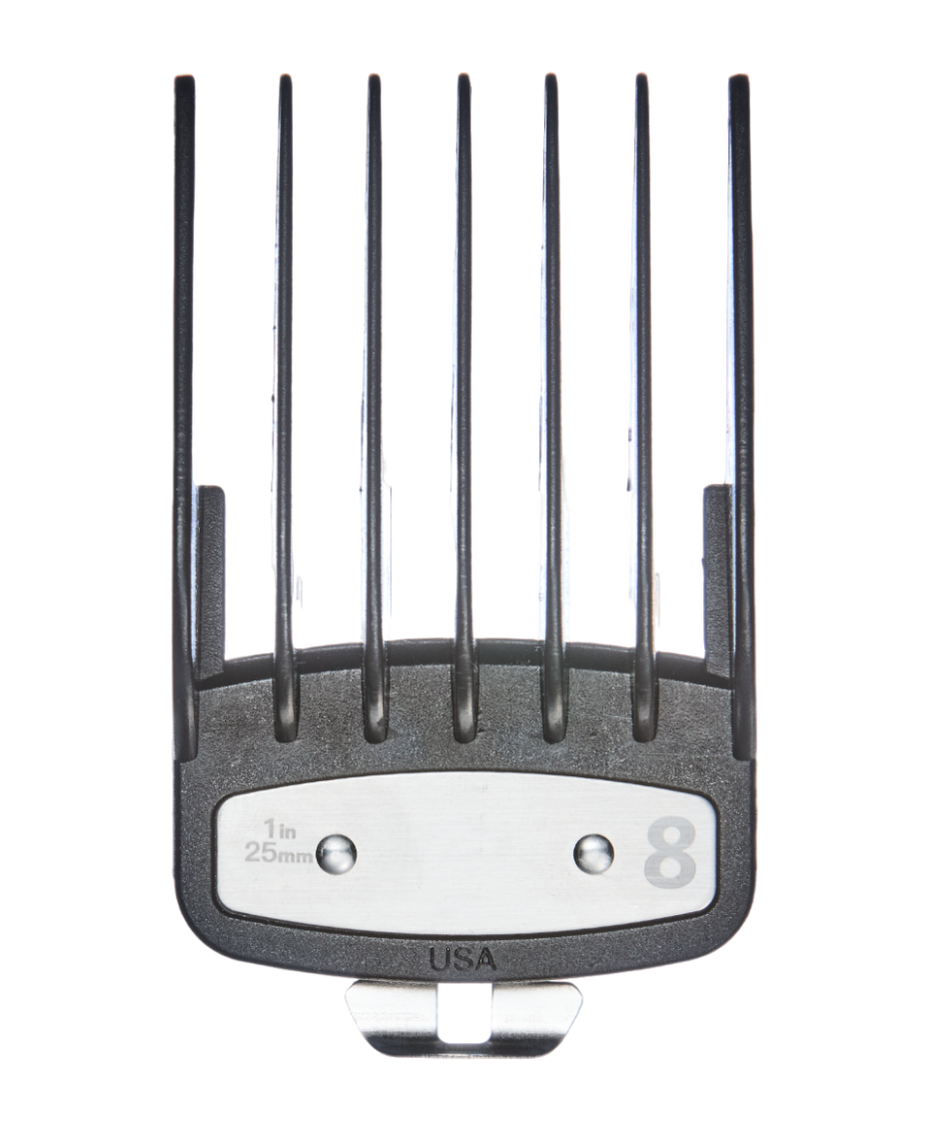 TRANSFORM-U | Hair Clipper Guide Comb #8 - 25MM - Black | Shaver Shop