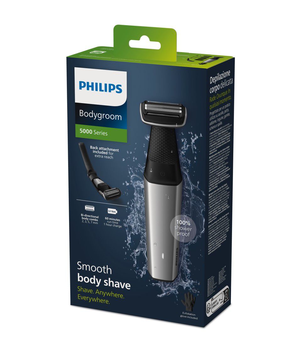 Philips | Series 5000 Waterproof Body Groomer | Shaver Shop