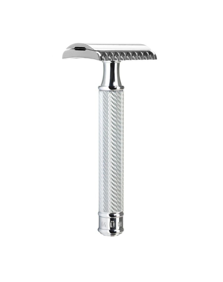 Muhle | TRADITIONAL Open Comb Safety Razor - Chrome | Shaver Shop