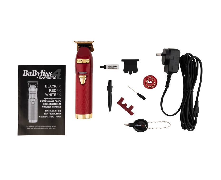 BaByliss Pro | FX Outliner Trimmer - Red | Shaver Shop