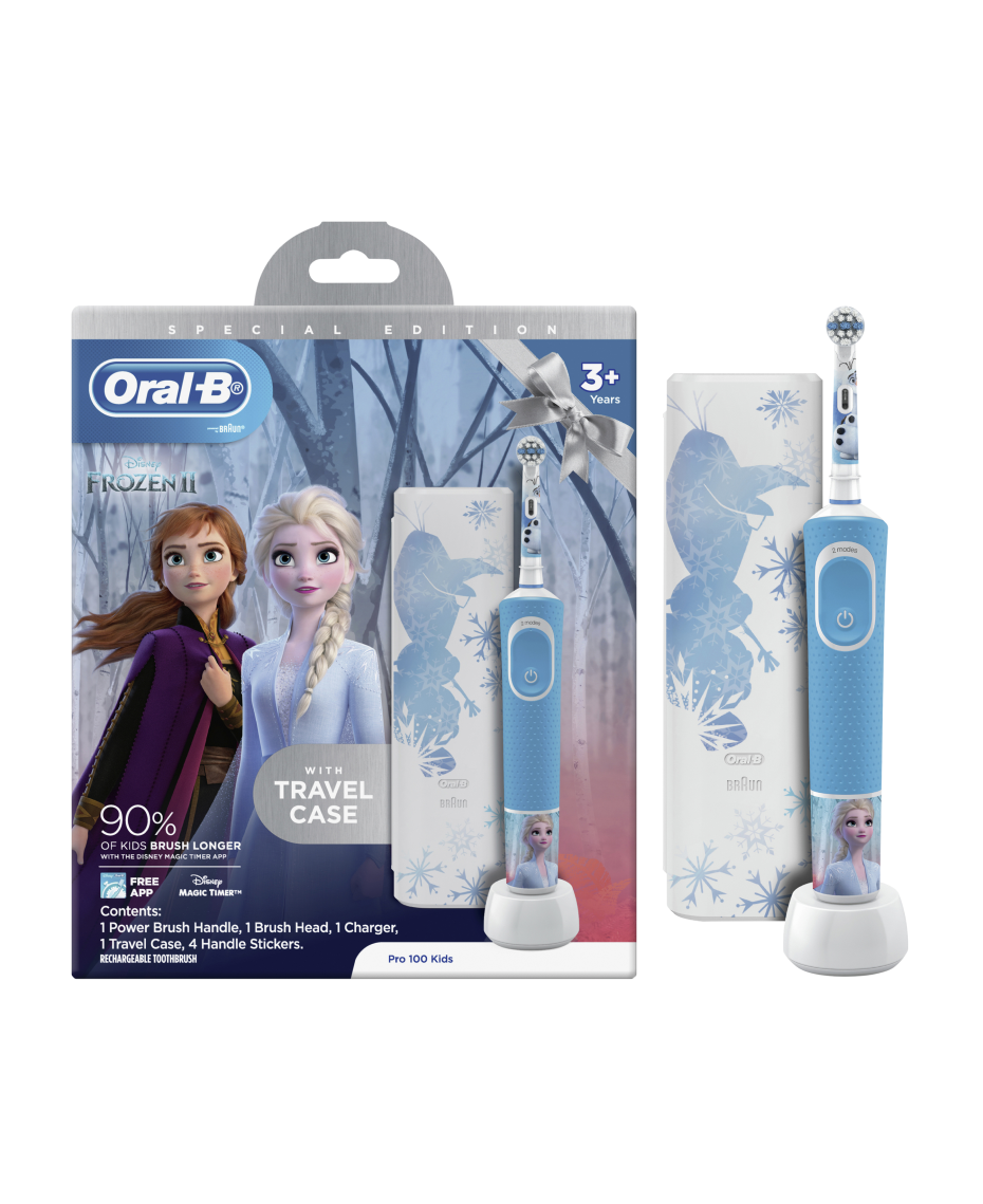 Oral-B | Kids Pro 100 Disney Frozen Electric Toothbrush | Shaver Shop