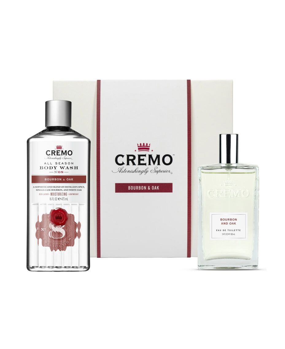 Cremo | Bourbon & Oak Gift Set with Body Wash 473mL & EDT 100mL ...