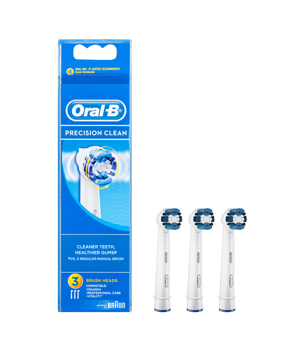 Oral-B | Precision Clean Electric Toothbrush Replacement Brush Head ...