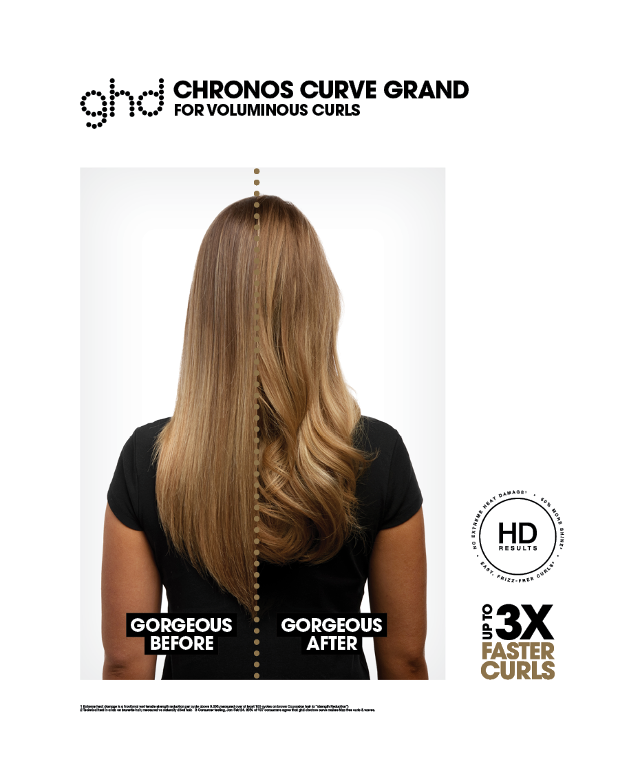 GHD | Chronos Curve Grand Tong Hair Curler | Shaver Shop