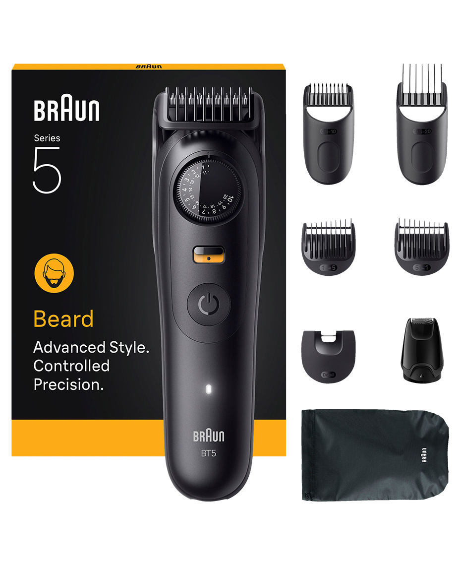 Braun | Series 5 Waterproof Beard Trimmer with 8 Styling Tools ...