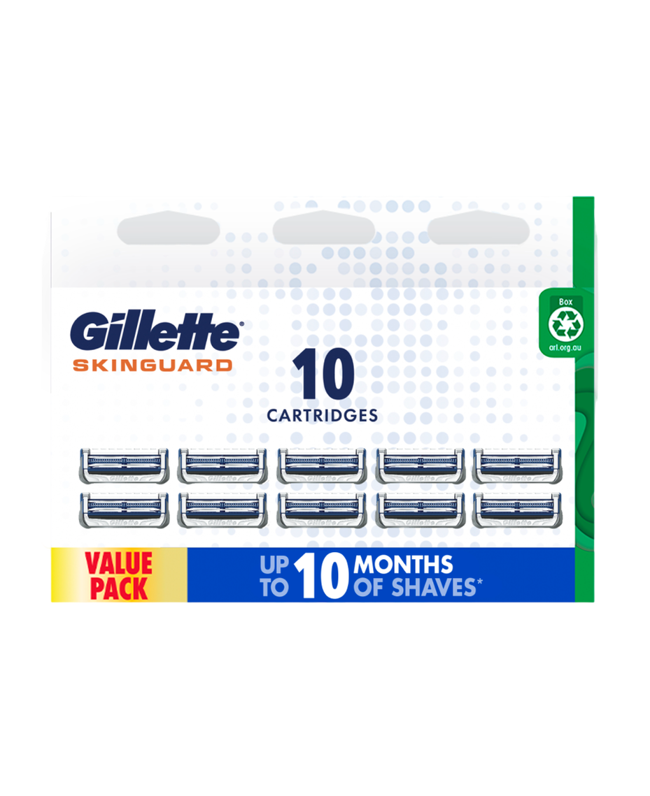 Gillette | Skinguard Razor Blades Refill 10 Pack | Shaver Shop