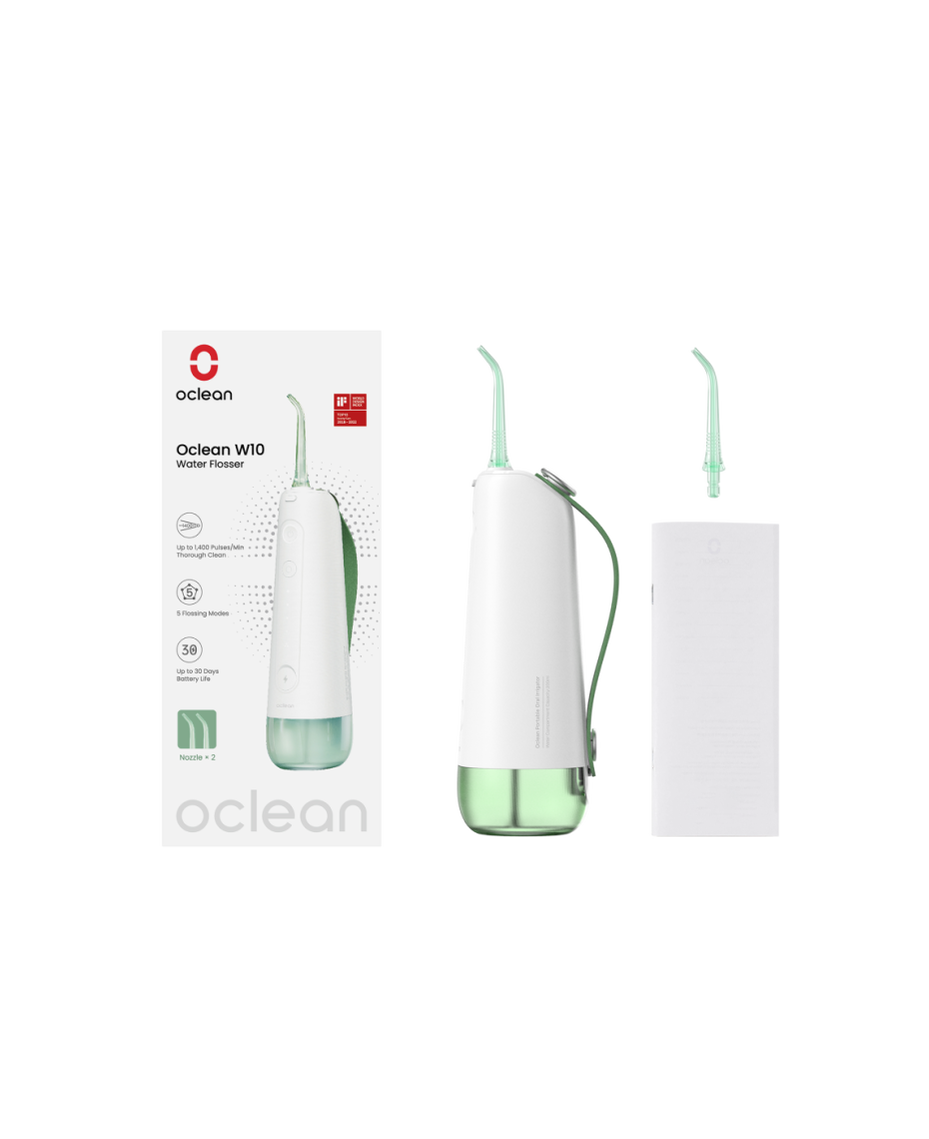 Oclean | W10 Cordless Water Flosser - Green | Shaver Shop