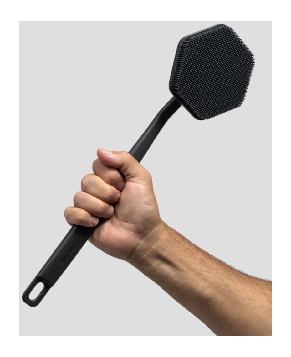 Tooletries | Back Scrubber - Charcoal | Shaver Shop