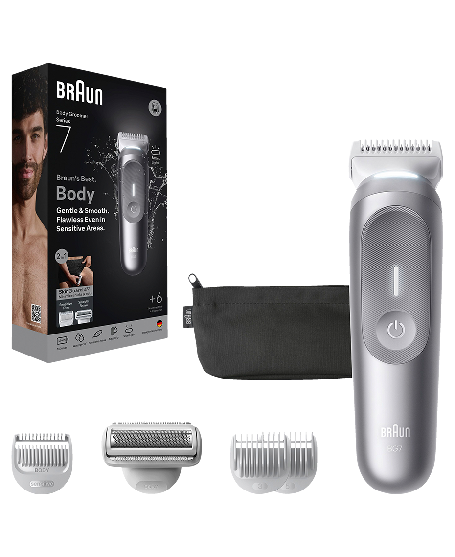 Braun | Series 7 Waterproof Body Groomer with 6 Grooming Tools ...