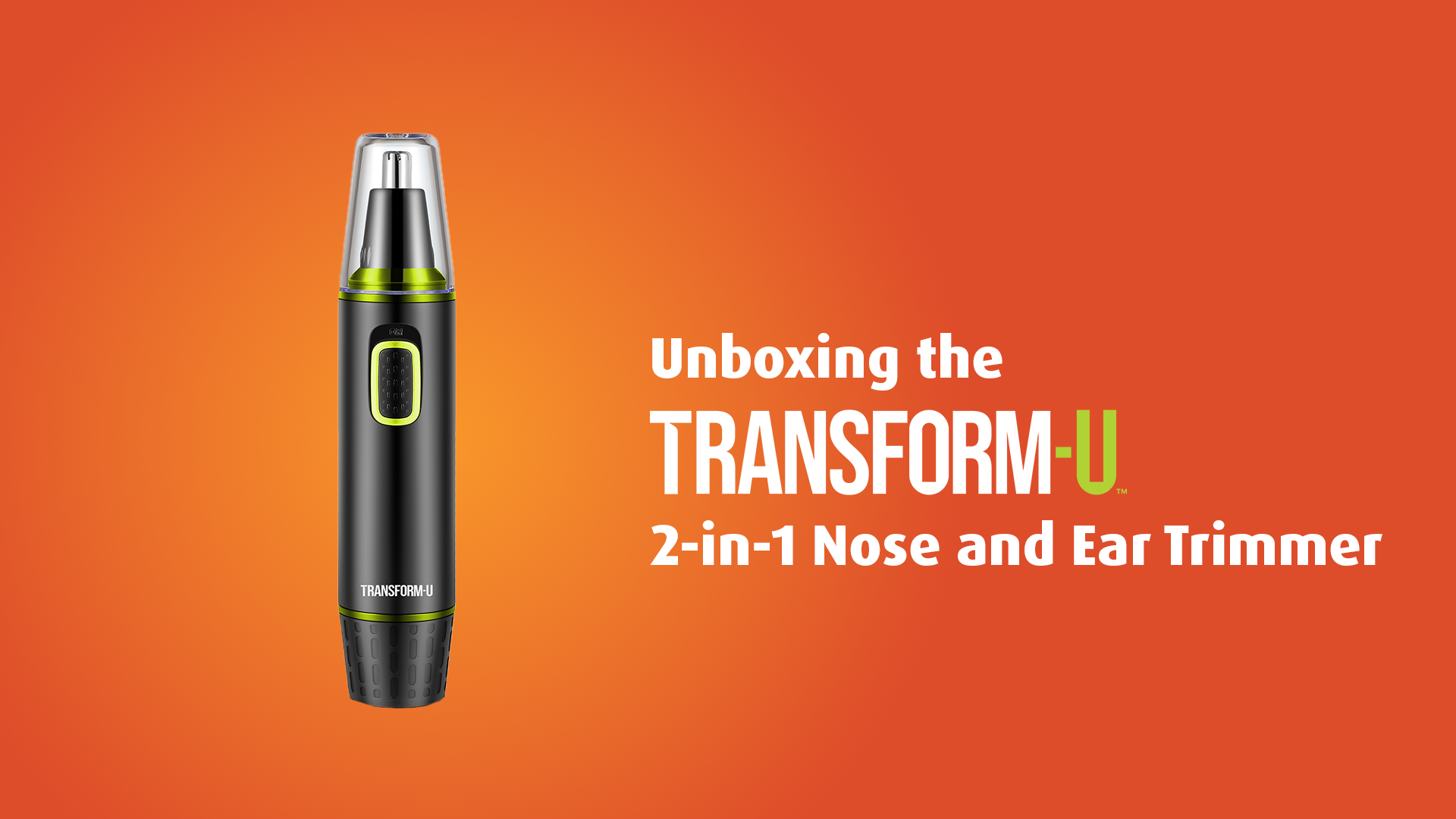 TRANSFORM-U | 2-in-1 Ear, Nose & Eyebrow Trimmer | Shaver Shop