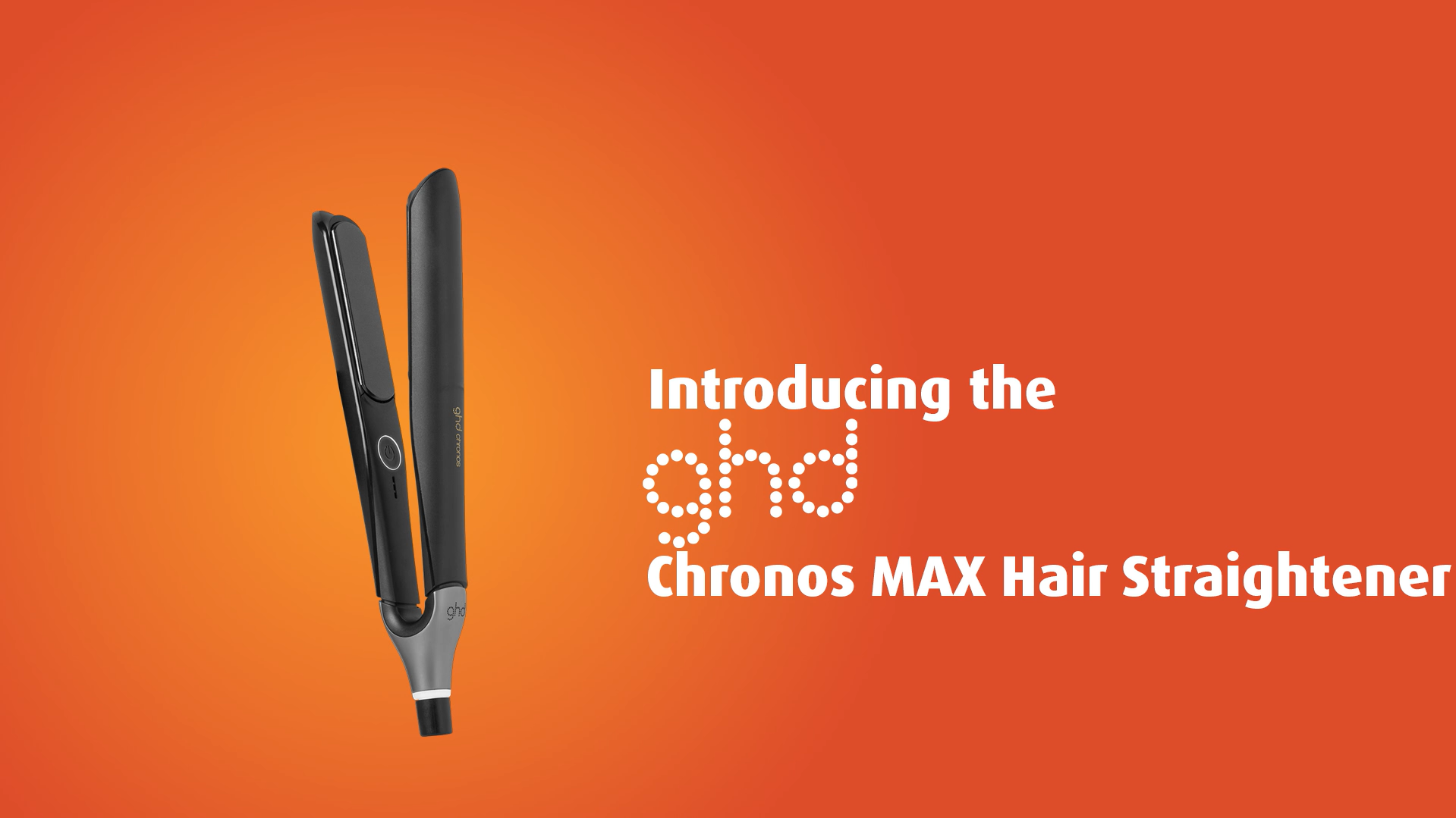 ghd® | chronos max wide plate hair straightener - white | Shaver Shop