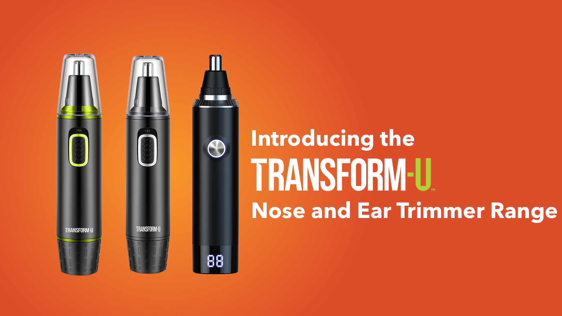TRANSFORM-U | 2-in-1 Ear, Nose & Eyebrow Trimmer | Shaver Shop